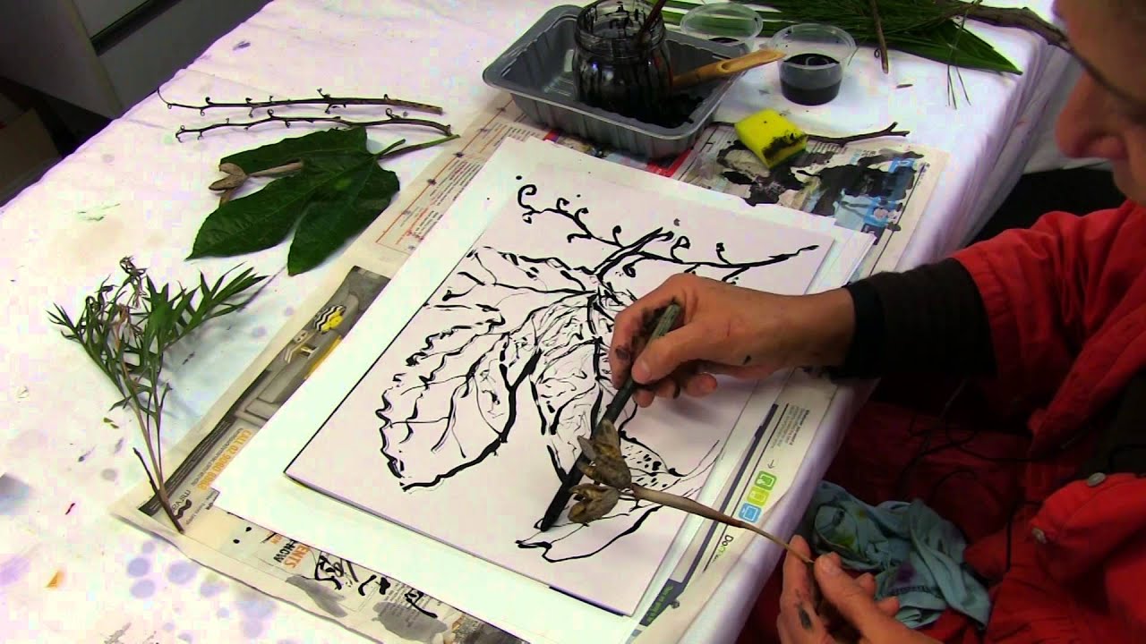 Drawing from Nature, Pen and Ink Drawing For All Ages - YouTube