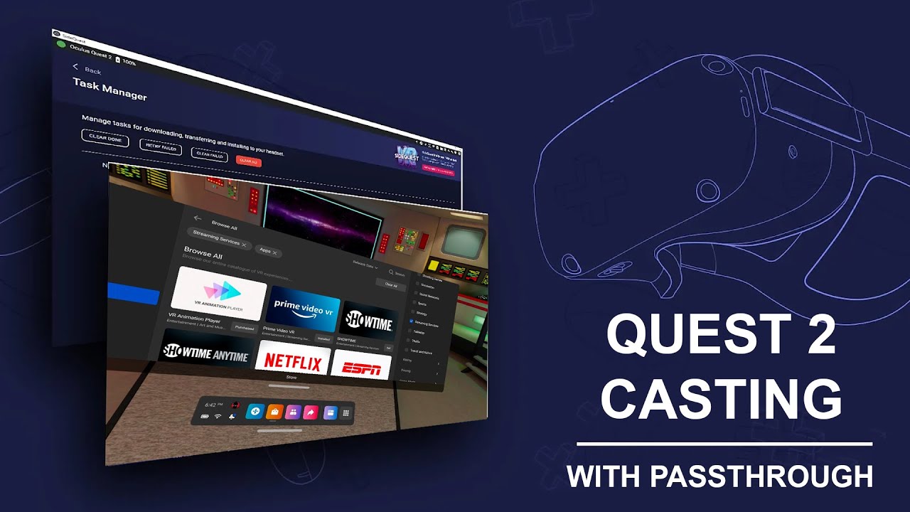 THỰC TẾ ẢO CÙNG QUEST 2 | Stream Quest 2 to PC with PASSTHOUGH - YouTube