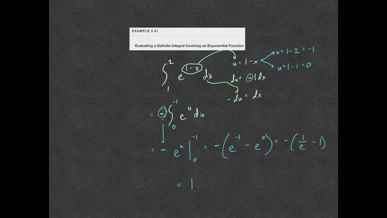 5.6 -Integrals Involving Exponential and Logarithmic Functions.mp4 - YouTube