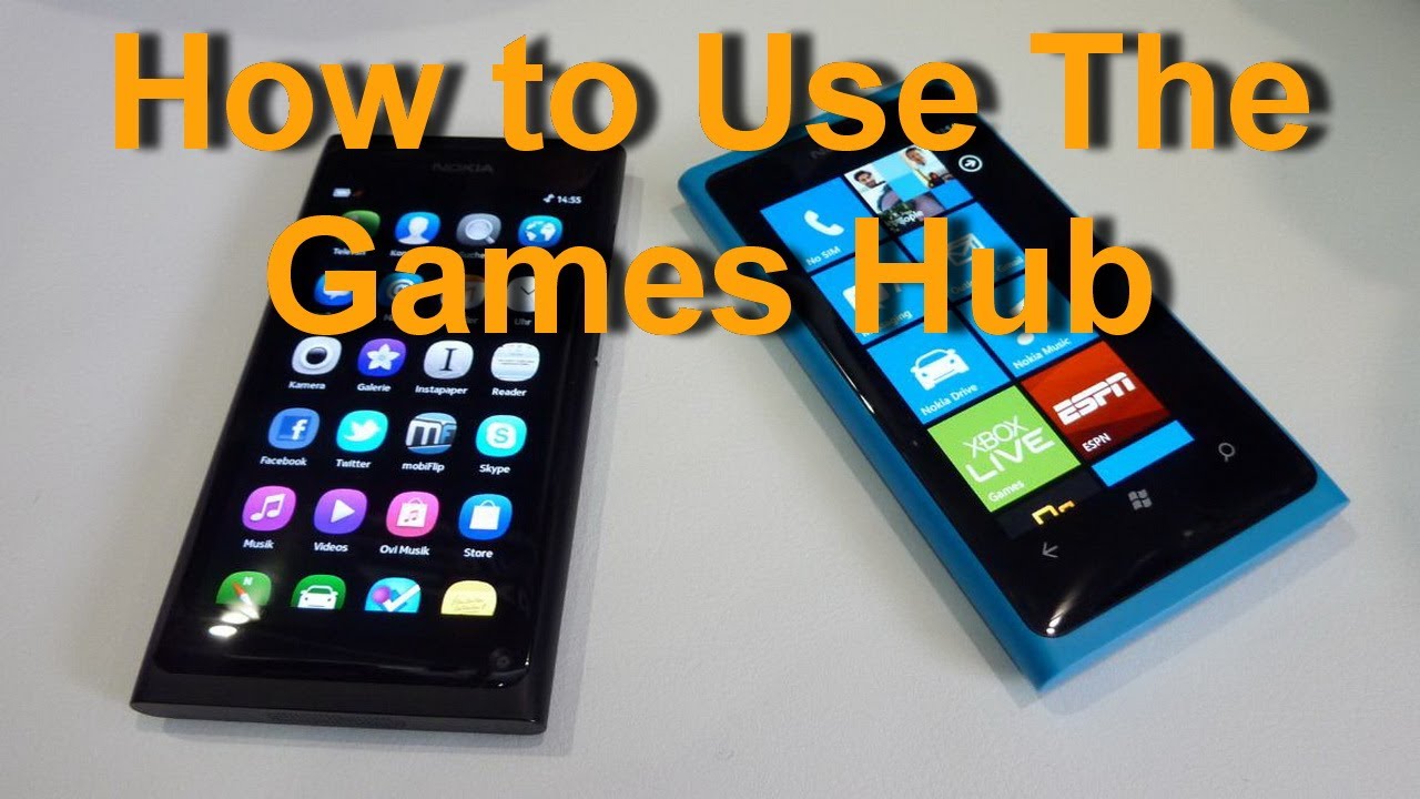 Nokia Lumia 800 - Playing Games in The Games Hub - Preview - YouTube