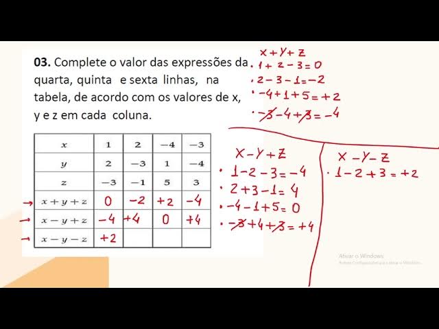 Atividades de matemática 2º Ano: completando as expressões dos ... Atividades de matemática 2º Ano: completando as expressões dos ...