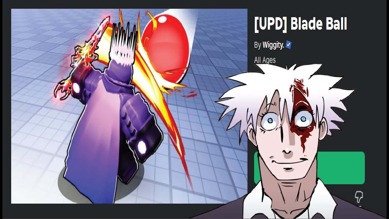 Gojo tries blade ball. - YouTube