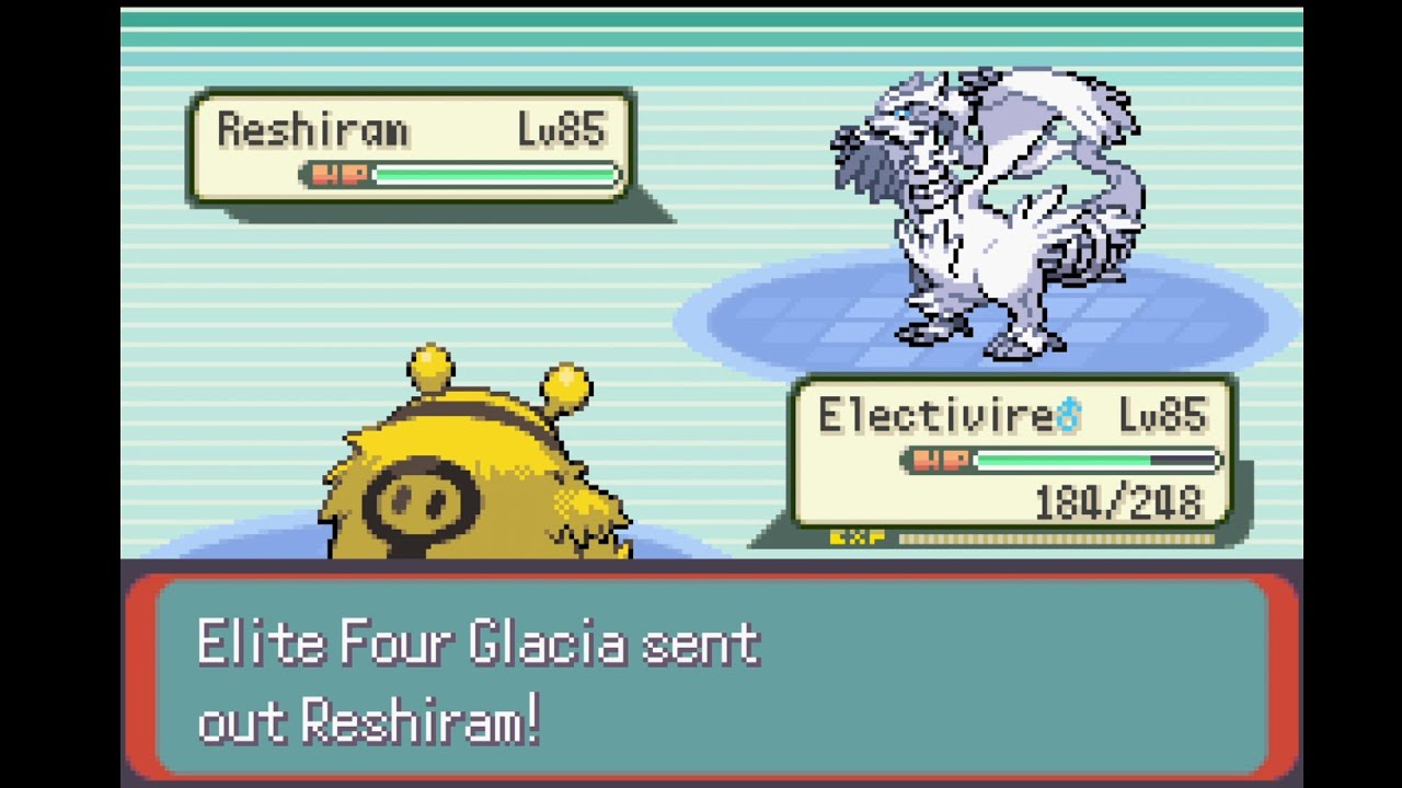 Pokemon Emerald Imperium V1.1 - Vs. Elite 4 Glacia - YouTube