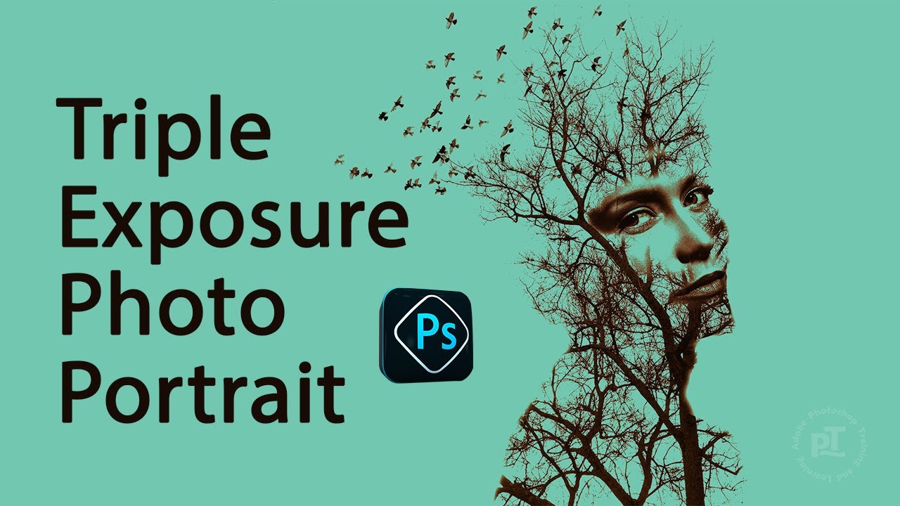Create a Triple Exposure Photo Portrait in Photoshop - YouTube
