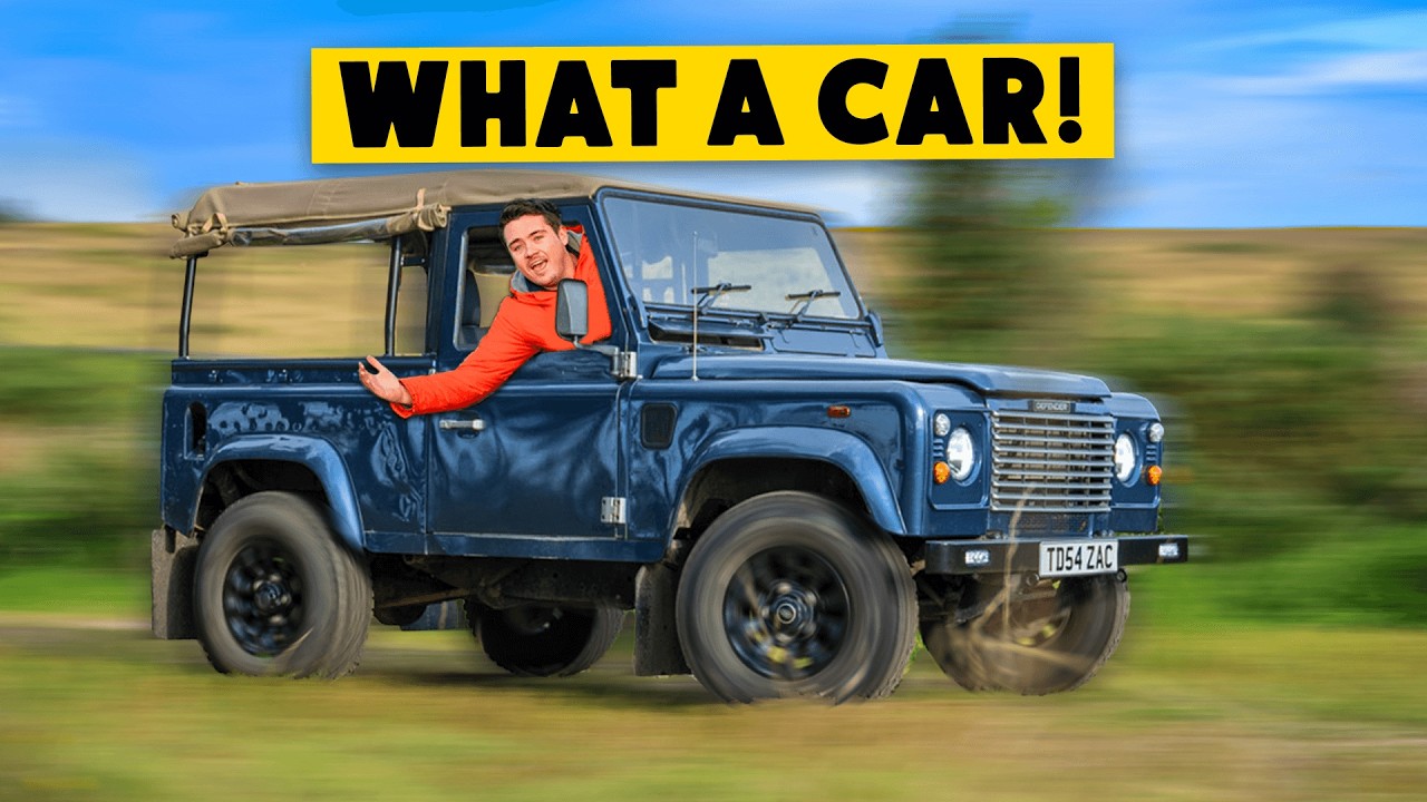 FIRST DRIVE IN MY RESTORED LAND ROVER DEFENDER! - YouTube