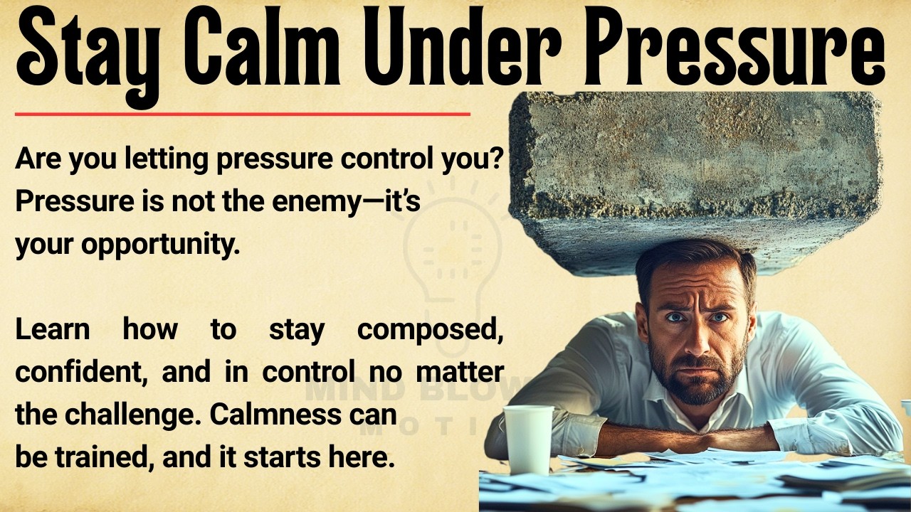 How to Stay Extremely Calm Under Pressure 🧠 || Master Your Mind, Body ...