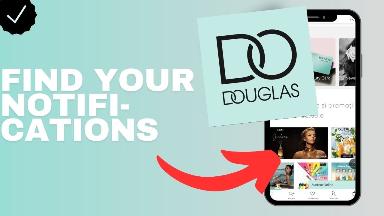 Where to find your notifications in the Douglas app? - YouTube