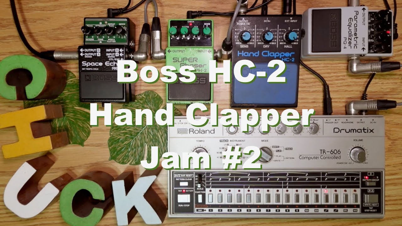 Boss HC-2 Hand Clapper Jam Session #2 - YouTube