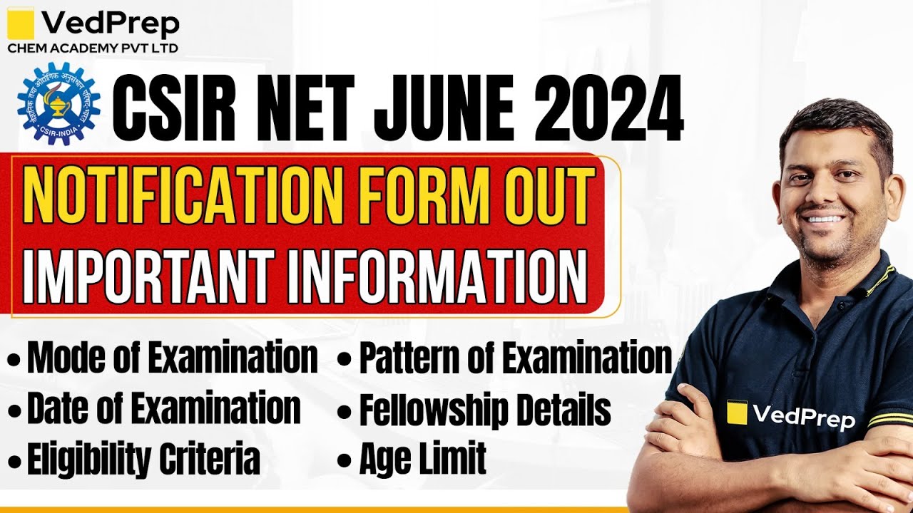 CSIR NET JUNE 2024 Notification Out! | Mode of Examination ...