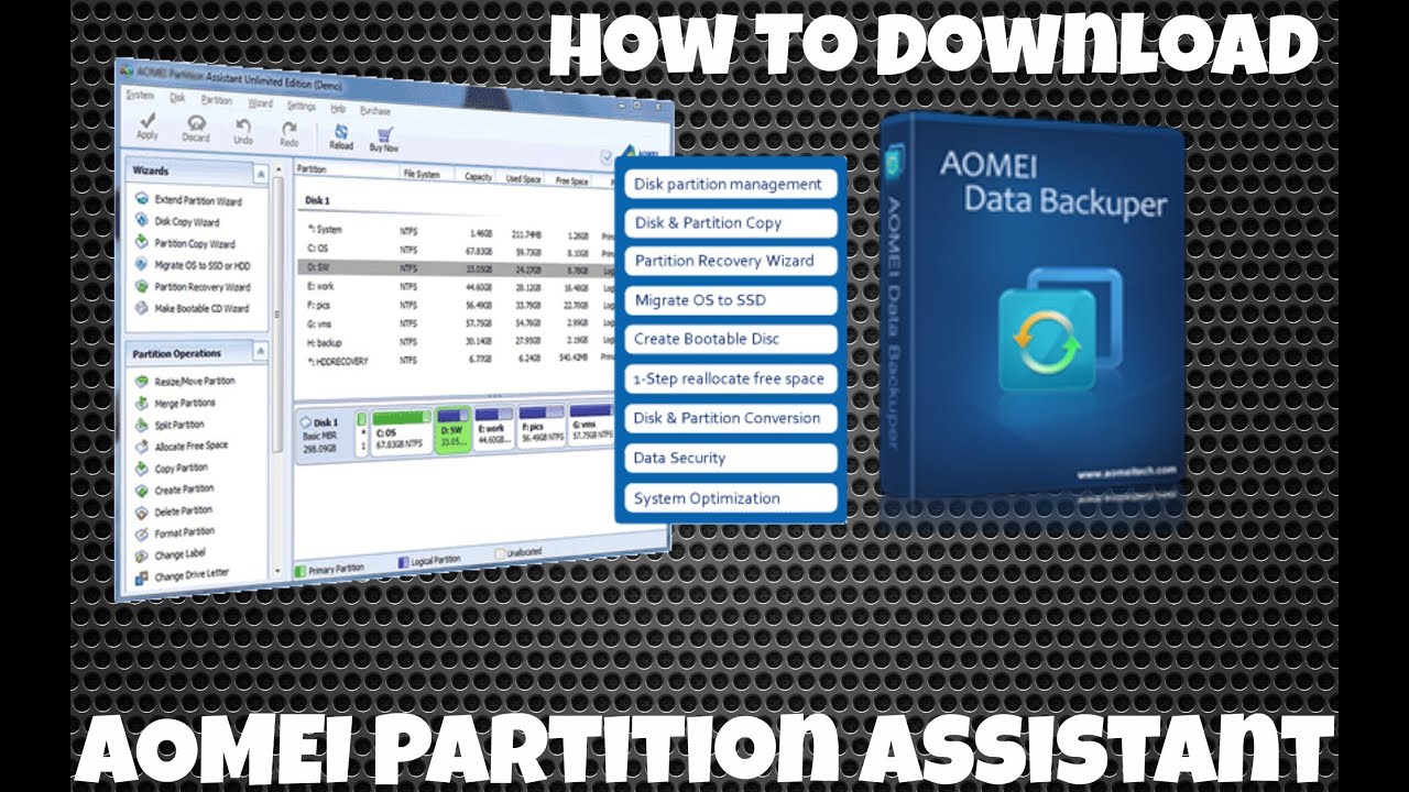 How To - Download And Install AOMEI Partition Assistant - YouTube