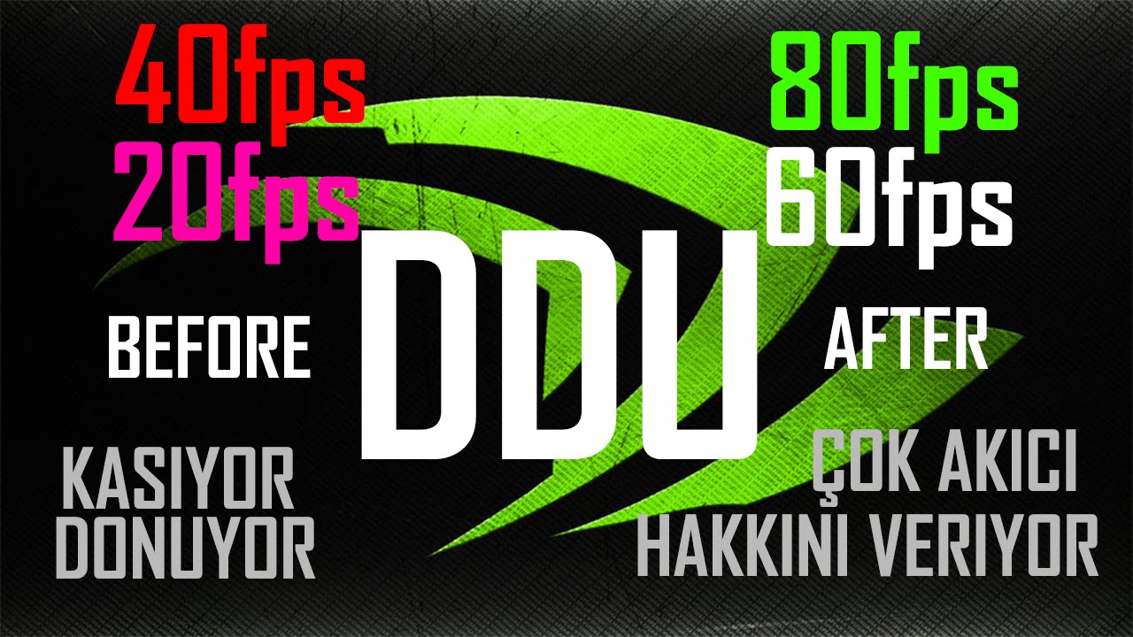 Nvidia Oyunlarda Kasma , Drop Sorununun Çözümü - DDU Display Driver ...