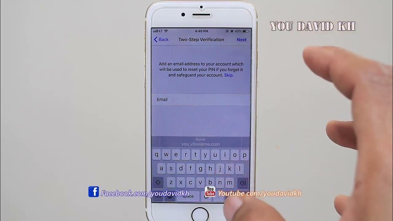 Setup PinCode Whats App On iPhone - YouTube