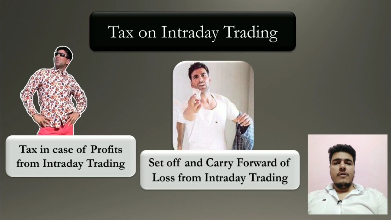 Tax on Intraday Trading Profit || Income Tax on Stock Trading - YouTube