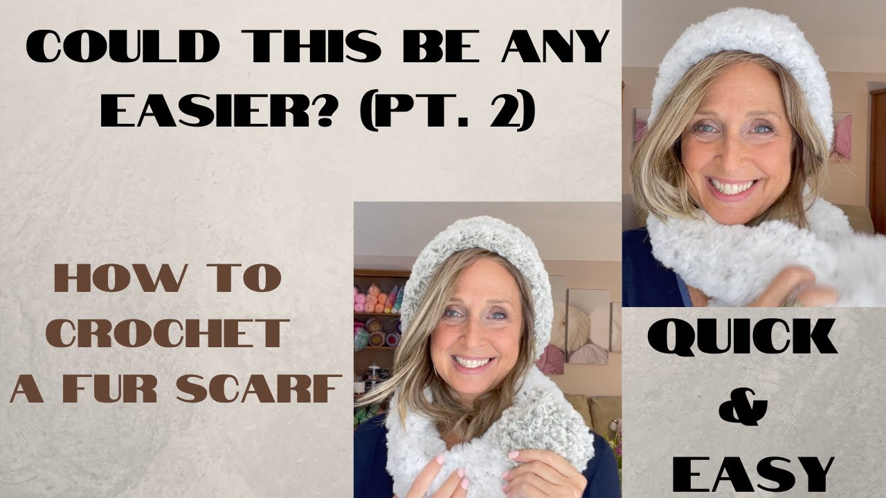 Could this be any easier? (Pt 2) - How to Crochet this Quick & Easy Fur ...