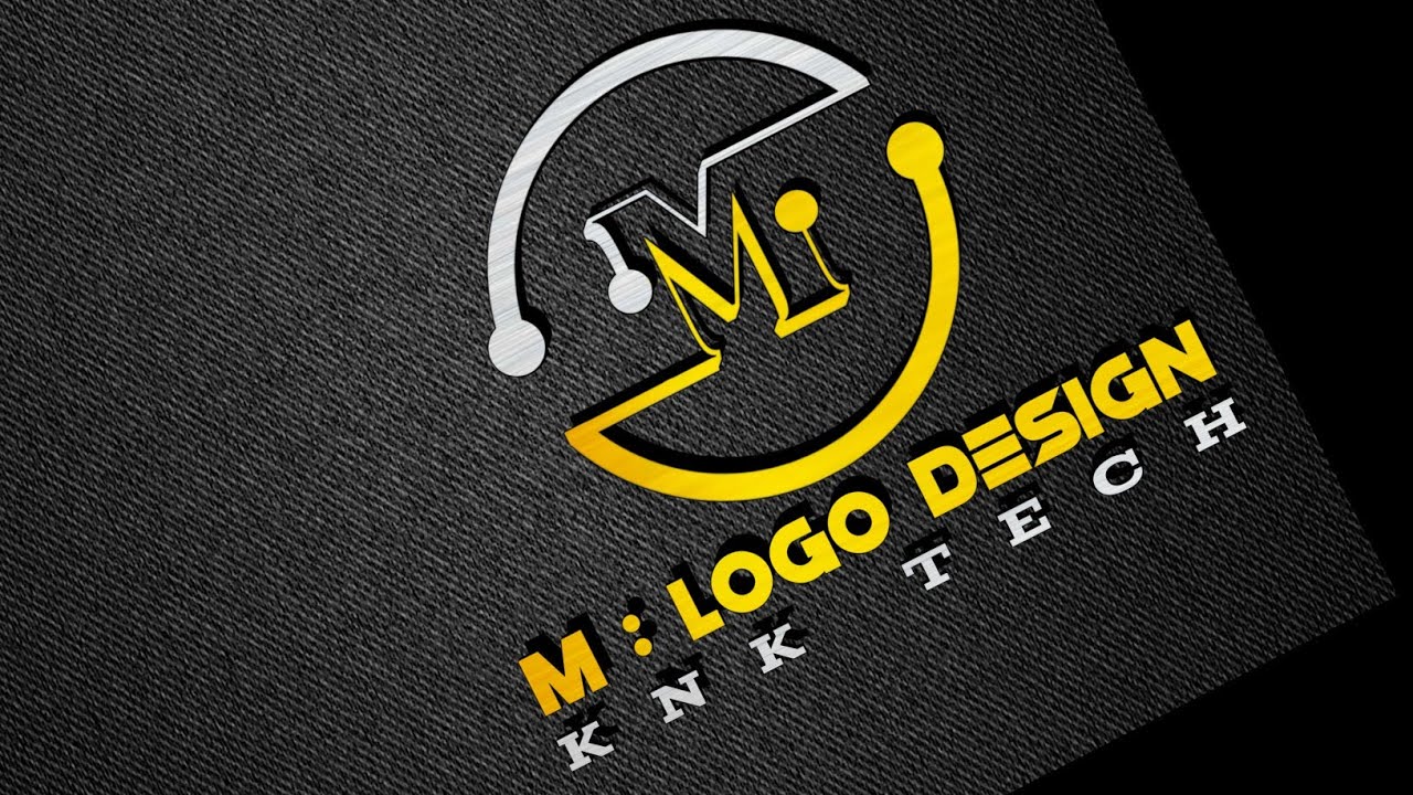 M Style Logo Design on pixellab Tutorial - Pixellab Logo Design Editing ...