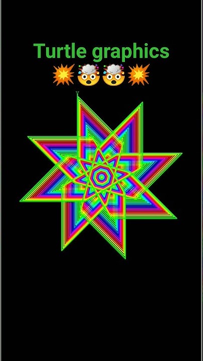 Pydroid3 Coding Turtlegraphics Python Pythonturtle Programming Code Illusion Pythontricks