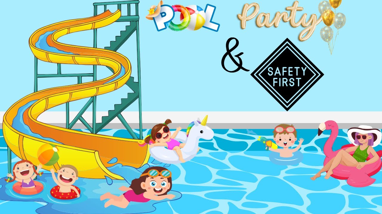 Play Safety at the Pool | Swimming Pool Song for Kids | starkids ...