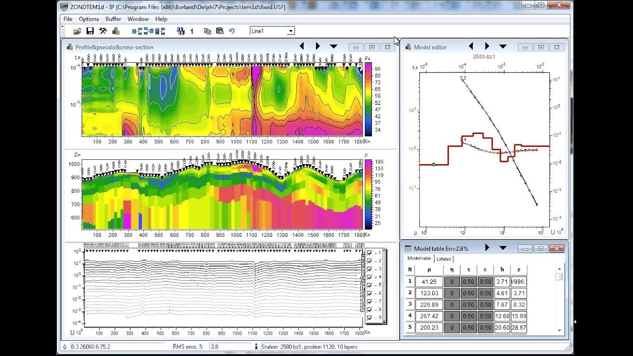 Different ways of profile inversion of TDEM data - YouTube