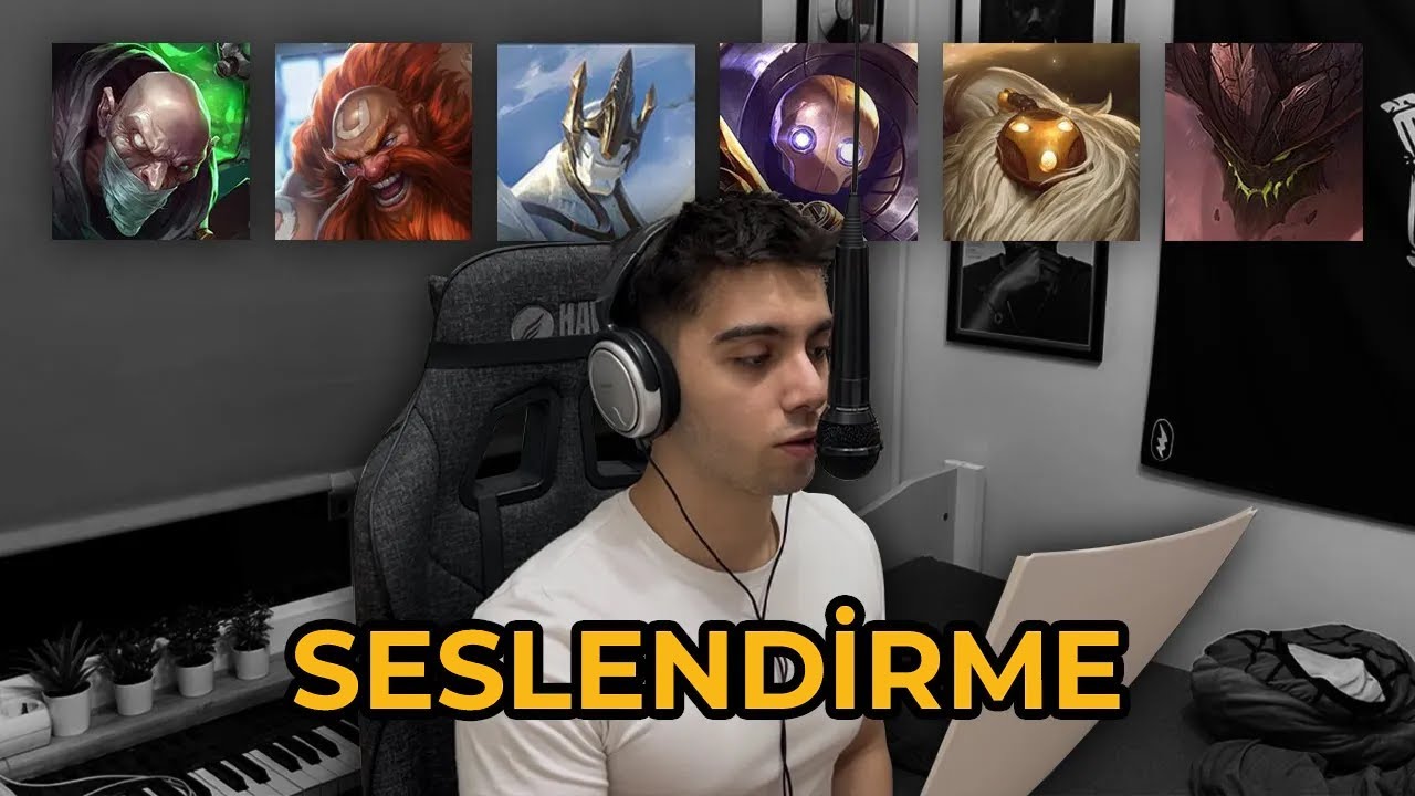 League of Legends Şampiyonlarını Seslendirdim🎙️ - YouTube