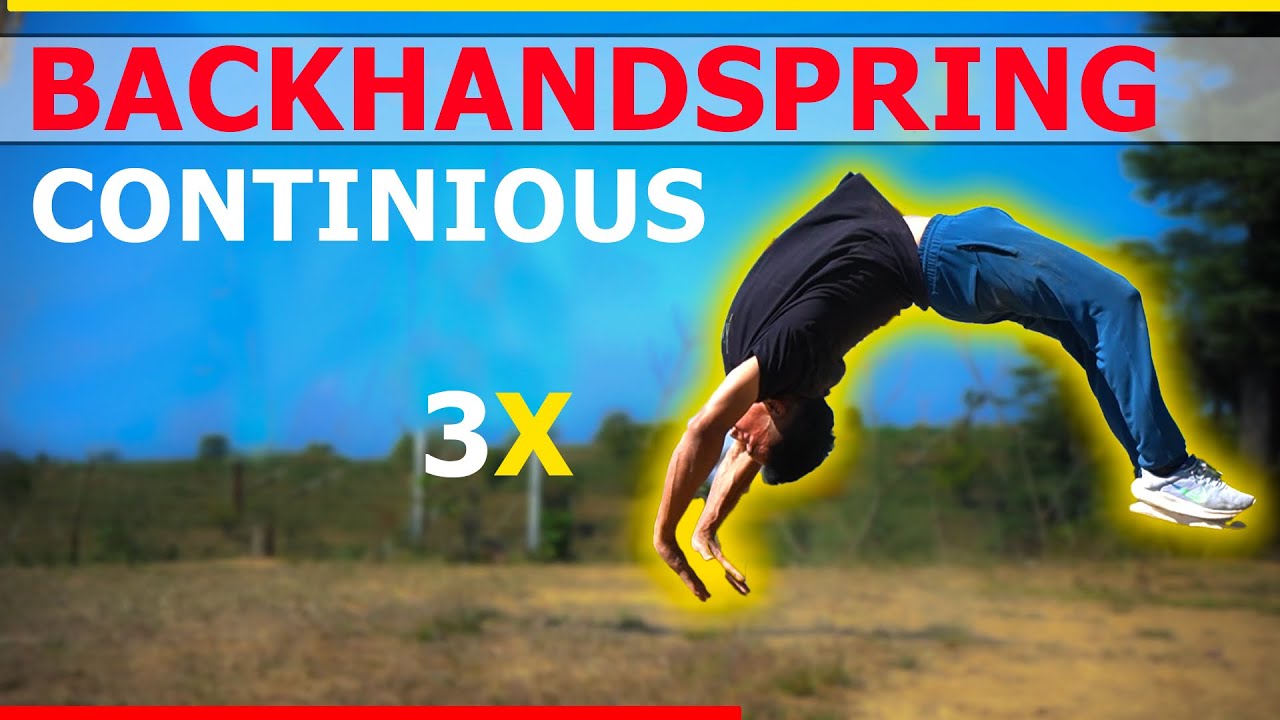 Learn backhand spring continuous step by step | - YouTube