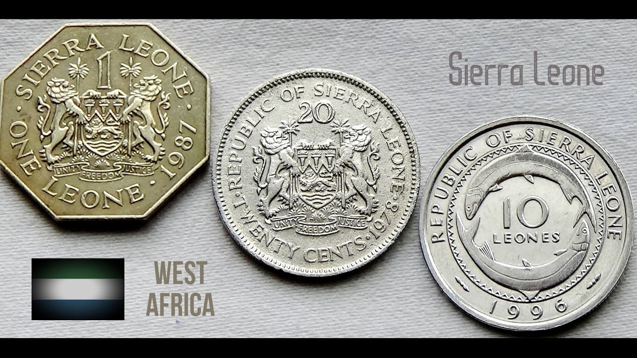 Sierra Leonean leone Coins | Sierra Leone - West Africa - YouTube