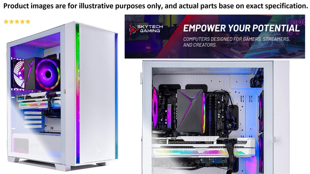 Skytech Shiva | Gaming PC Desktop–Intel Core i5 12400F 2.5 GHz, NVIDIA ...