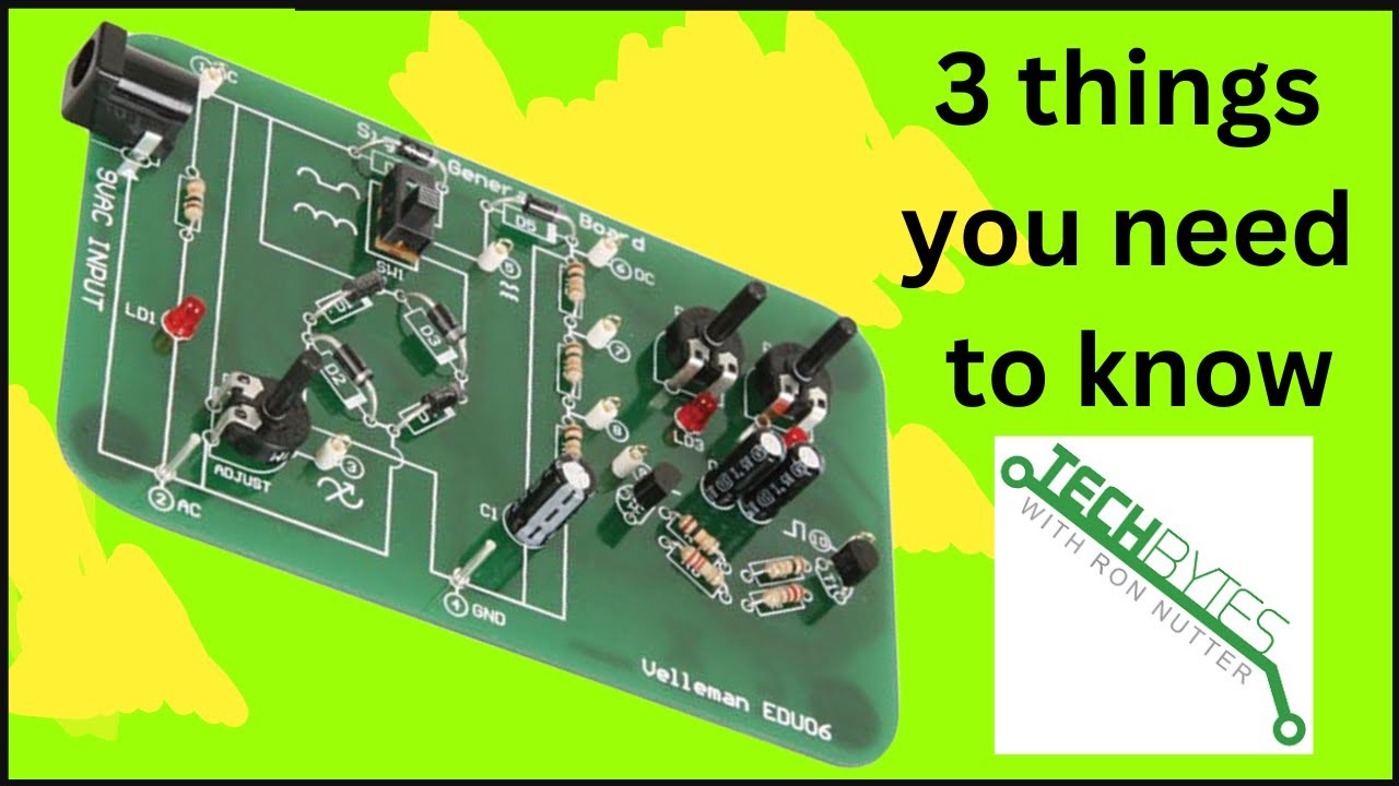 3 Thing to know about the Velleman EDU06-VP Oscilloscope Tutor Kit ...