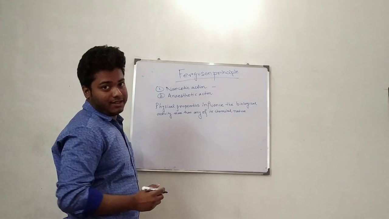 PHYSICOCHEMICAL PROPERTIES OF DRUGS : FERGUSON PRINCIPLE - YouTube