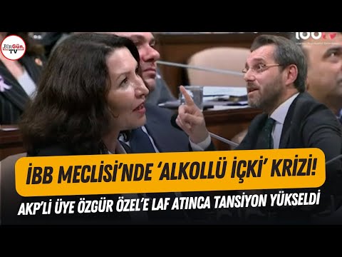 İBB Meclisi'de 'alkollü içki' tartışması! AKP'li üye Özgür Özel'i hedef aldı: Tansiyon yükseldi