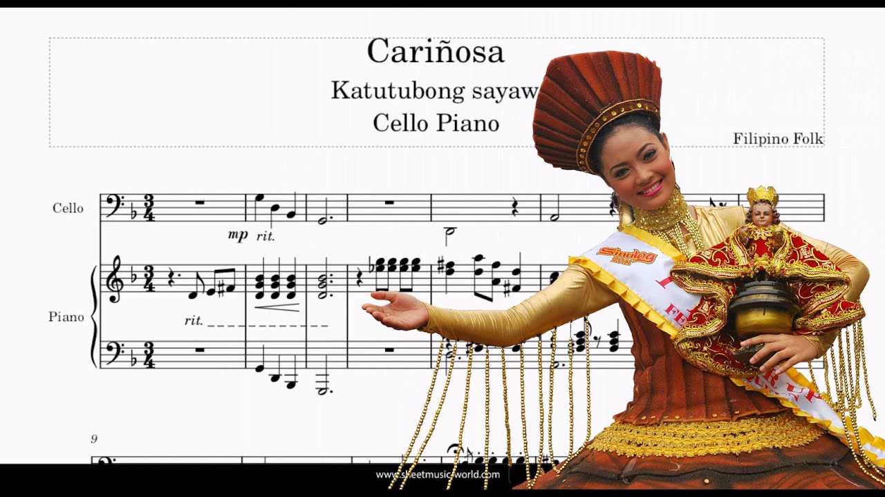 Cariñosa Filipino Folk - Cello / Piano – Misc Traditional (Tutorial ...