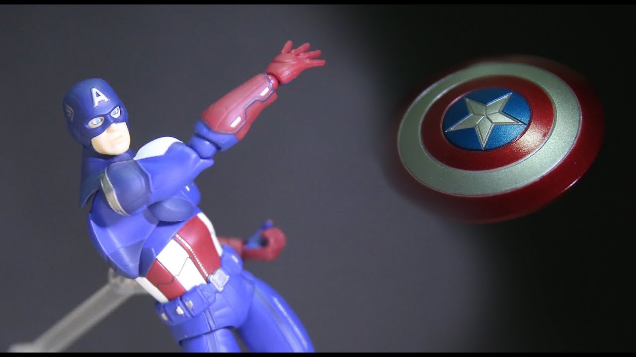 Figma 226 Marvel SuperHeroes The Avengers Captain America Review - YouTube