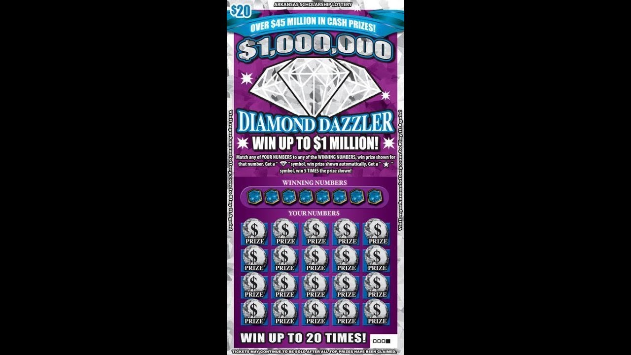 $20 - DIAMOND DAZZLER! WIN! Ticket MASS Lottery Scratch Off BRAND NEW ...