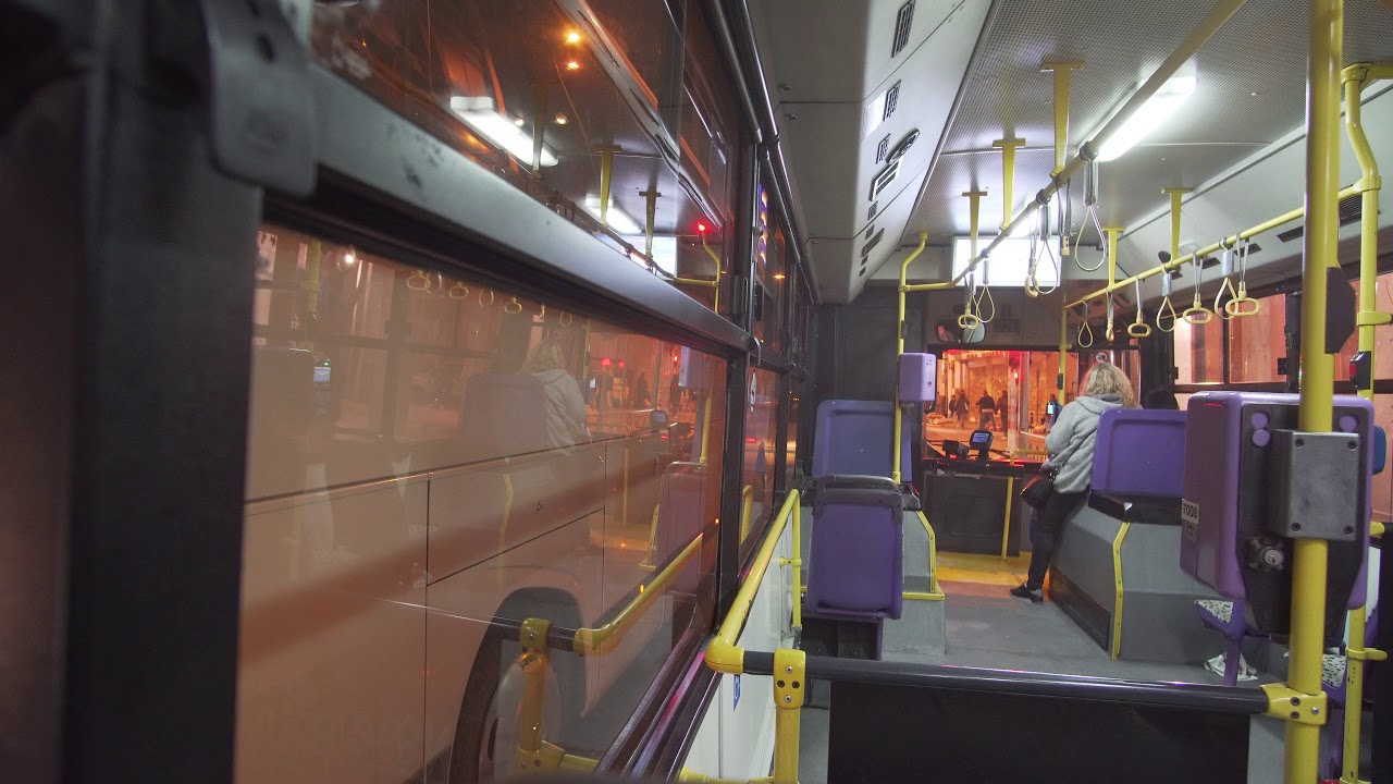 Greece, Athens, trolleybus 21 night ride from IKA to Omonia - YouTube