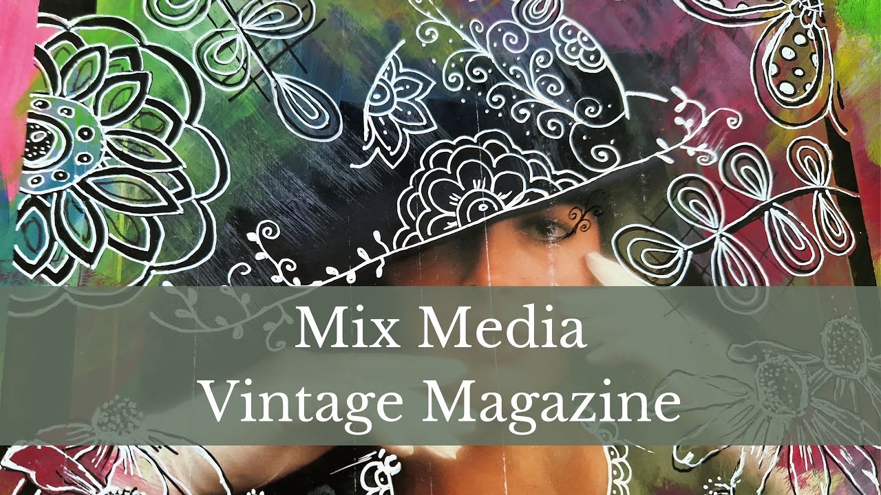 From Vintage Magazine to Doodle Art. - YouTube