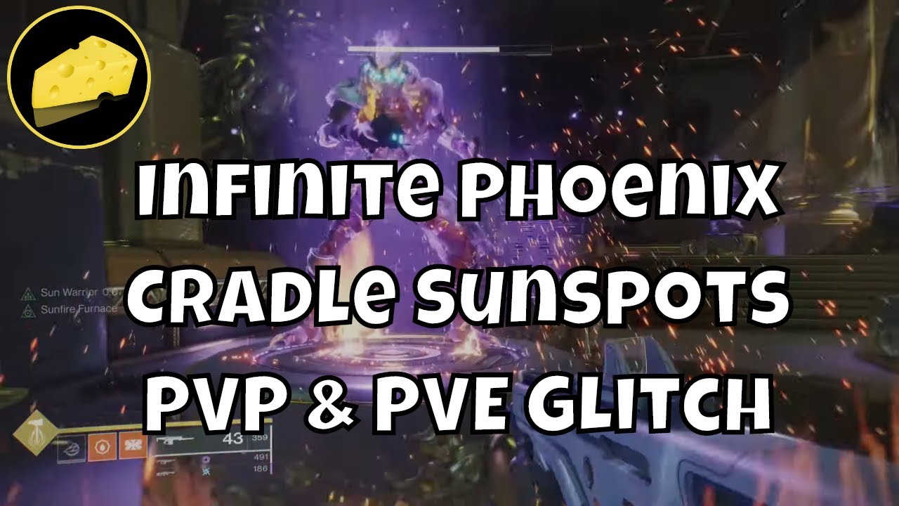 Infinite Phoenix Cradle Sunspots PVP & PVE Glitch - YouTube