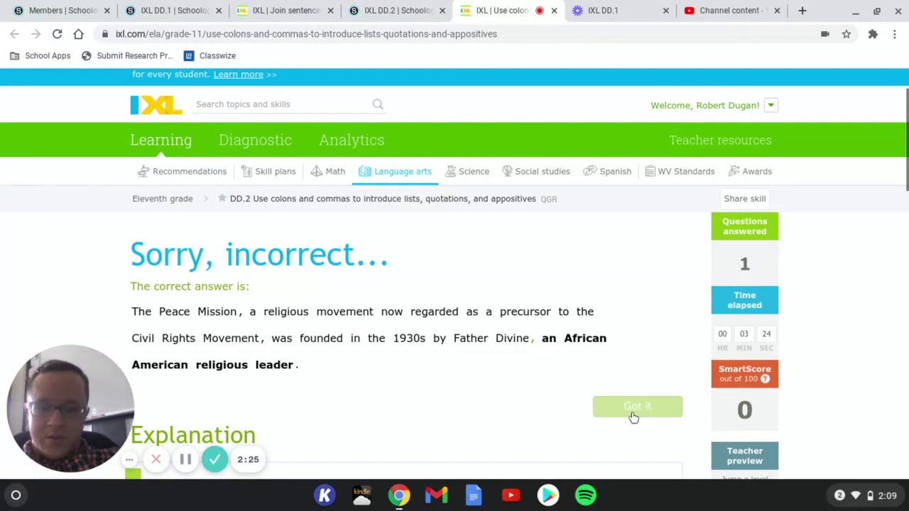 IXL DD.2 (11th Grade English) - YouTube
