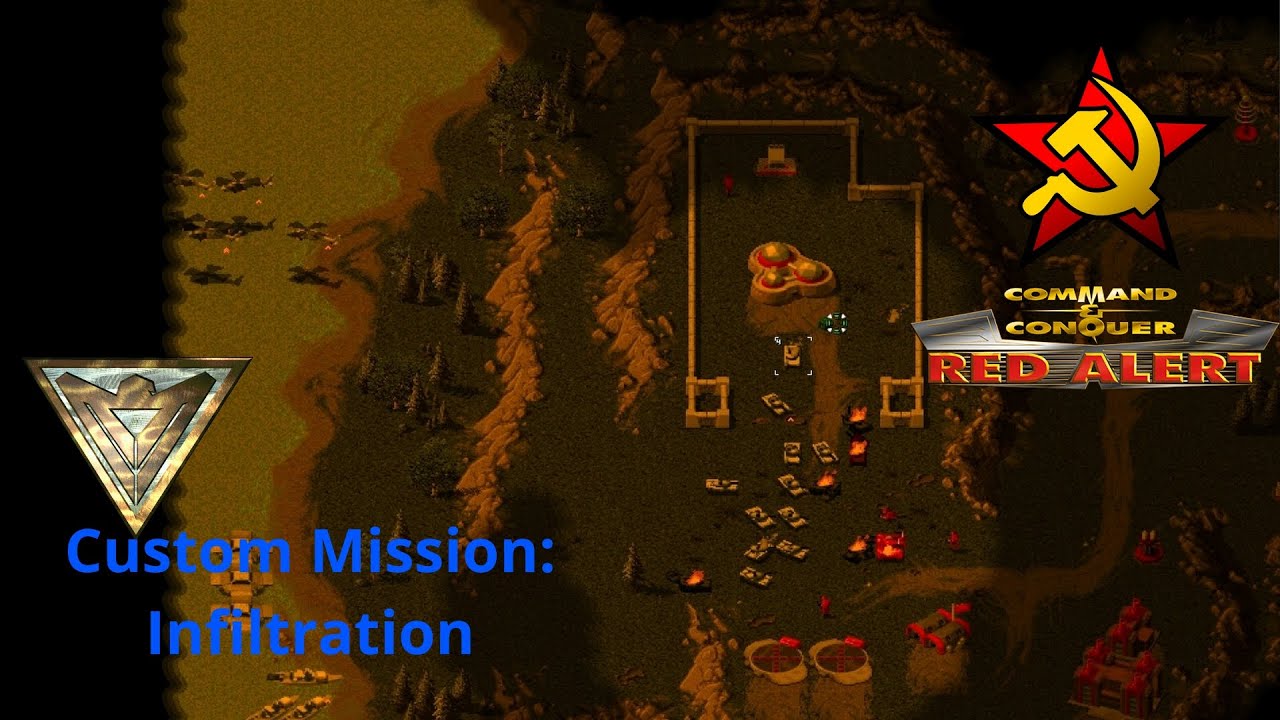 OpenRA: Red Alert | Allies Custom Mission: Infiltration - YouTube