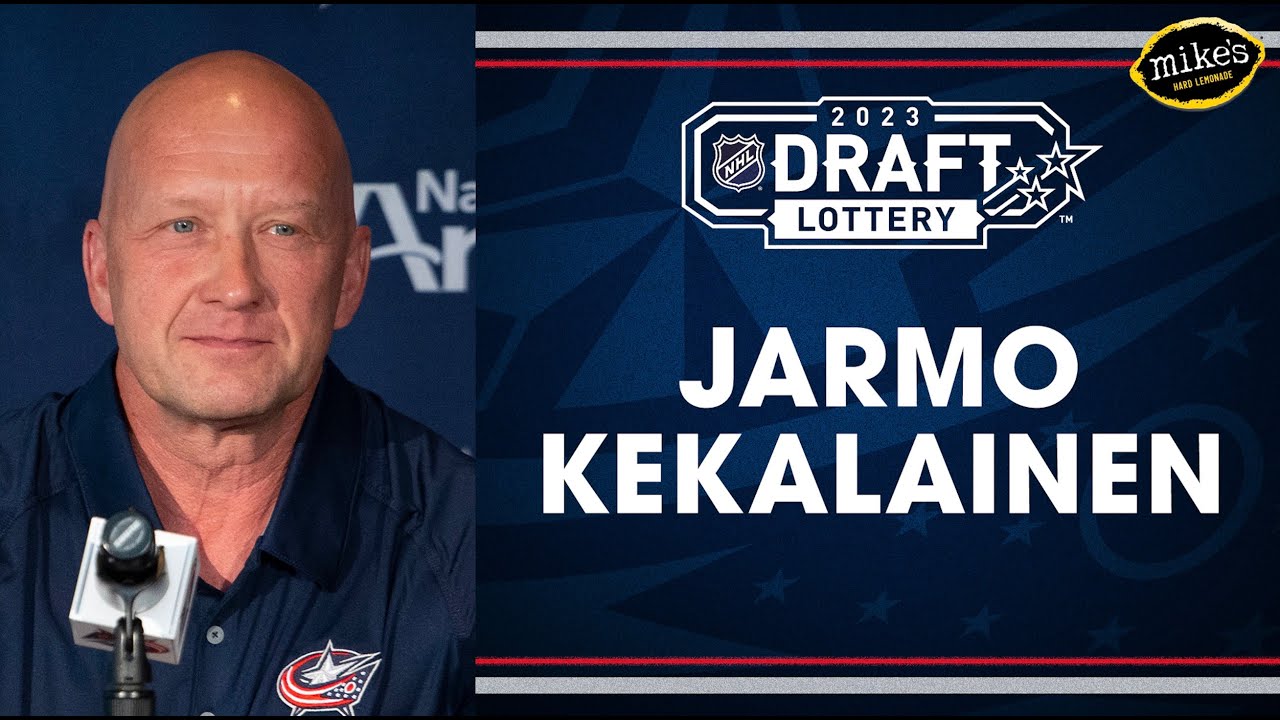 Columbus Blue Jackets GM Jarmo Kekalainen | Post NHL Draft Lottery ...
