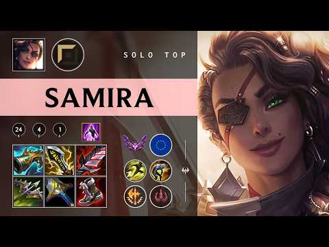 Samira Top vs Vayne - EUW Master Patch 26.05