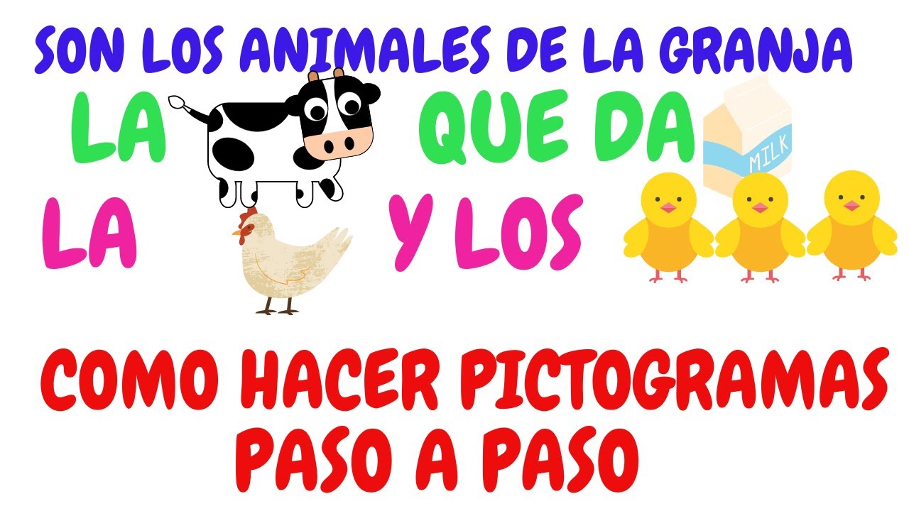 PICTOGRAMA PASO A PASO - COMO HACER UN PICTOGRAM PASO A PASO - LECTURA ...