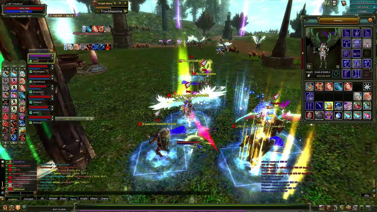 Knight OnLine pvp - YouTube