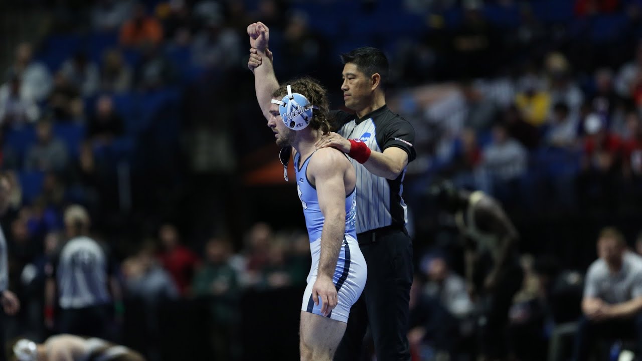 UNC Wrestling: O'Connor Wins 2nd National Championship - YouTube