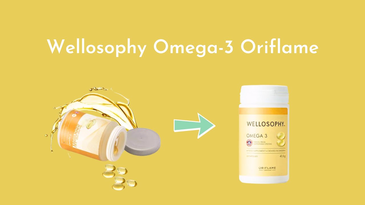 Thực phẩm bảo vệ sức khỏe WELLOSOPHY Omega-3 Oriflame - YouTube
