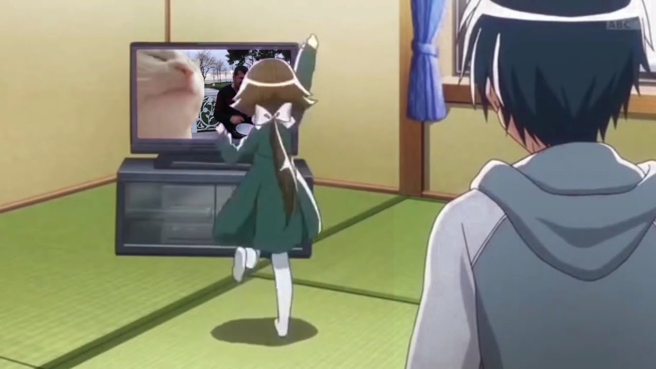 Mashiro dance with vibing cat - YouTube