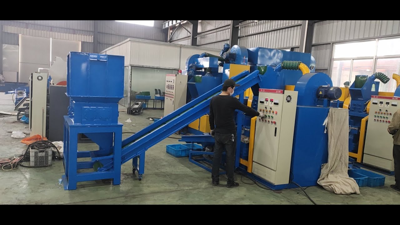 Chinese supplier mini cable separator machine for sale - YouTube