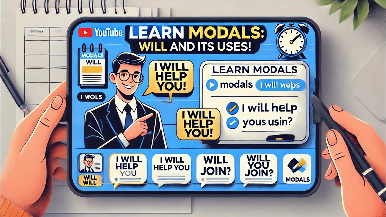 Modal Verb - Will | Grammar क्लास अब घर पर 👌| English Grammar Step by ...