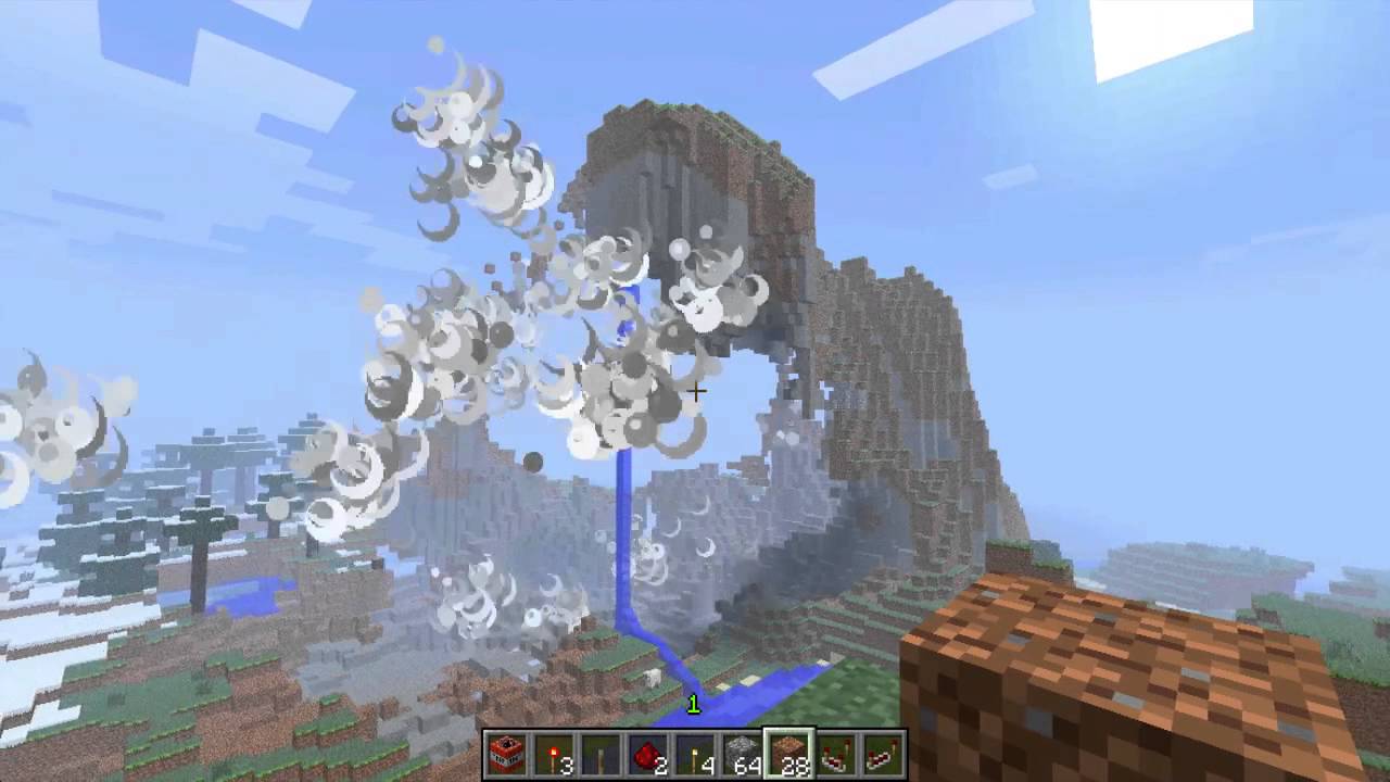 Minecraft EPIC TNT Mountain Explosion (800+TNT) - YouTube
