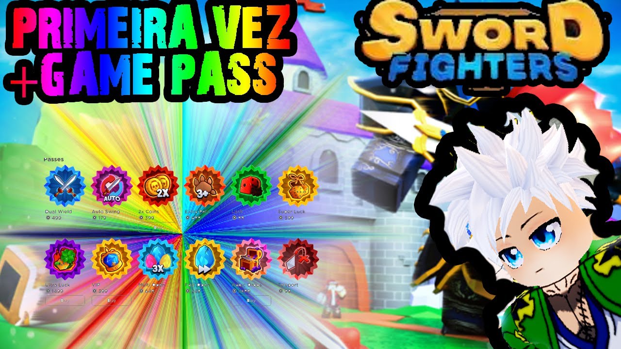 PRIMEIRA VEZ NO Sword Fighters Simulator E PEGANDO ALGUMAS GAMEPASS SO ...