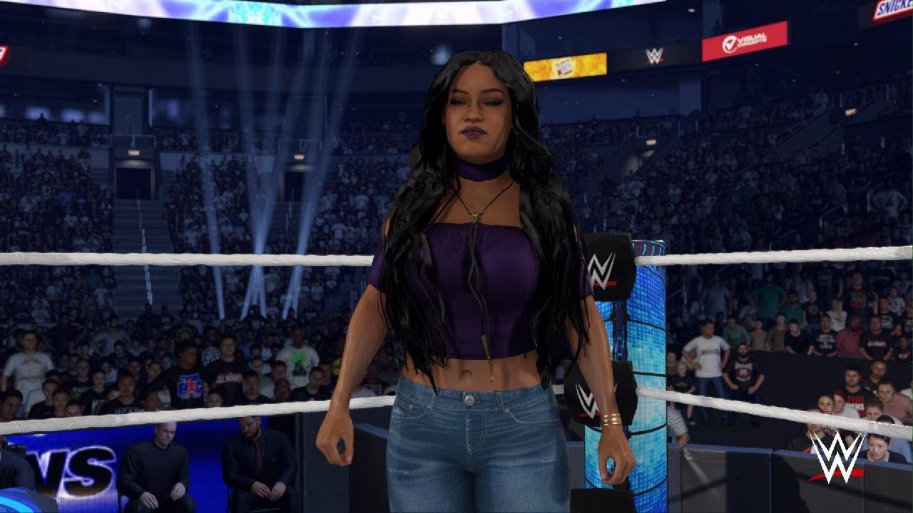WWE 2K24 Miss savvy 1v1 match - YouTube