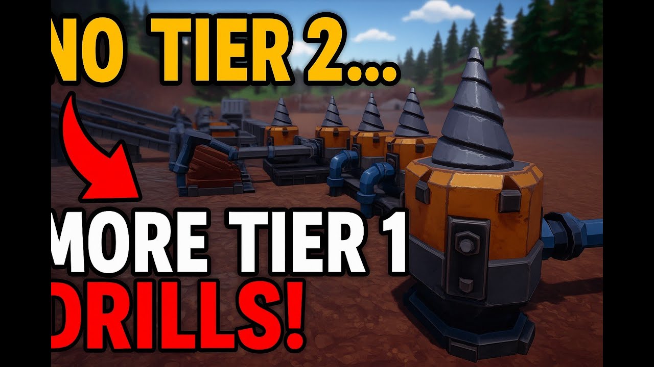 ⛏️ Nowhere Near Tier 2… Time to MASS PRODUCE Tier 1 Drills! | Hydroneer ...